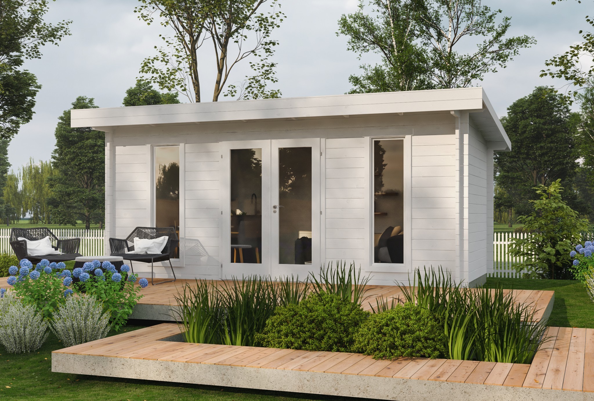 Garden House Linnea | Free delivery | 14 sqm | Double door | Polhus