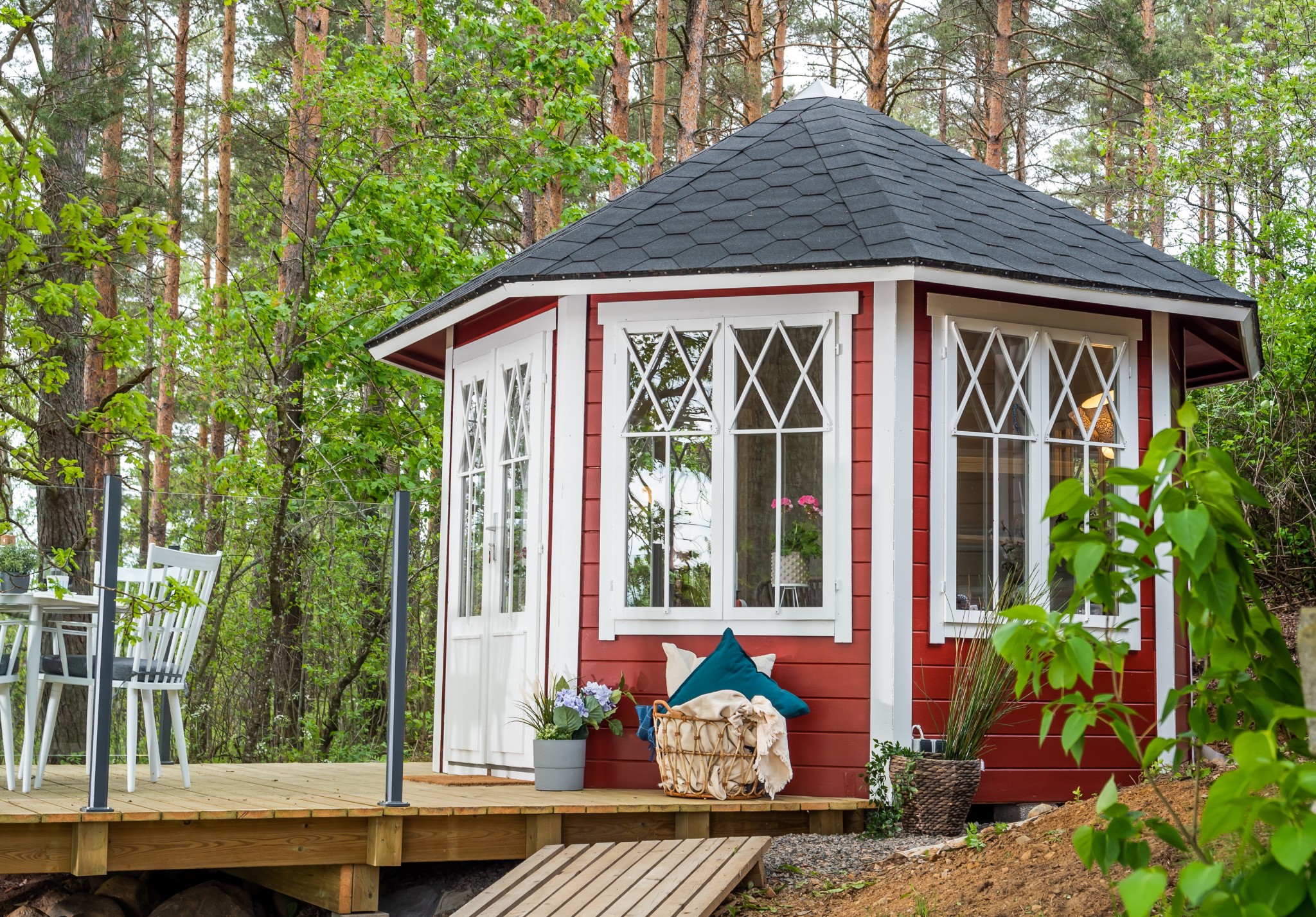 Paviljong Carmencita - Lysthus i tre | Fri frakt | Polhus