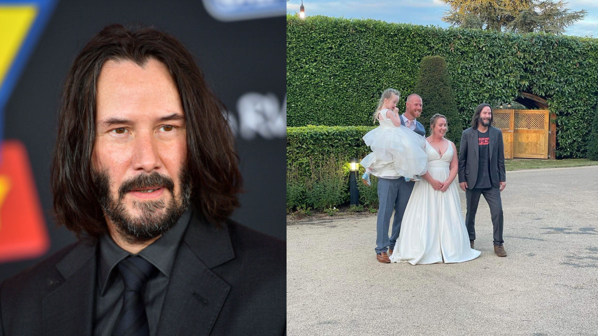 Keanu Reeves Wedding Photo