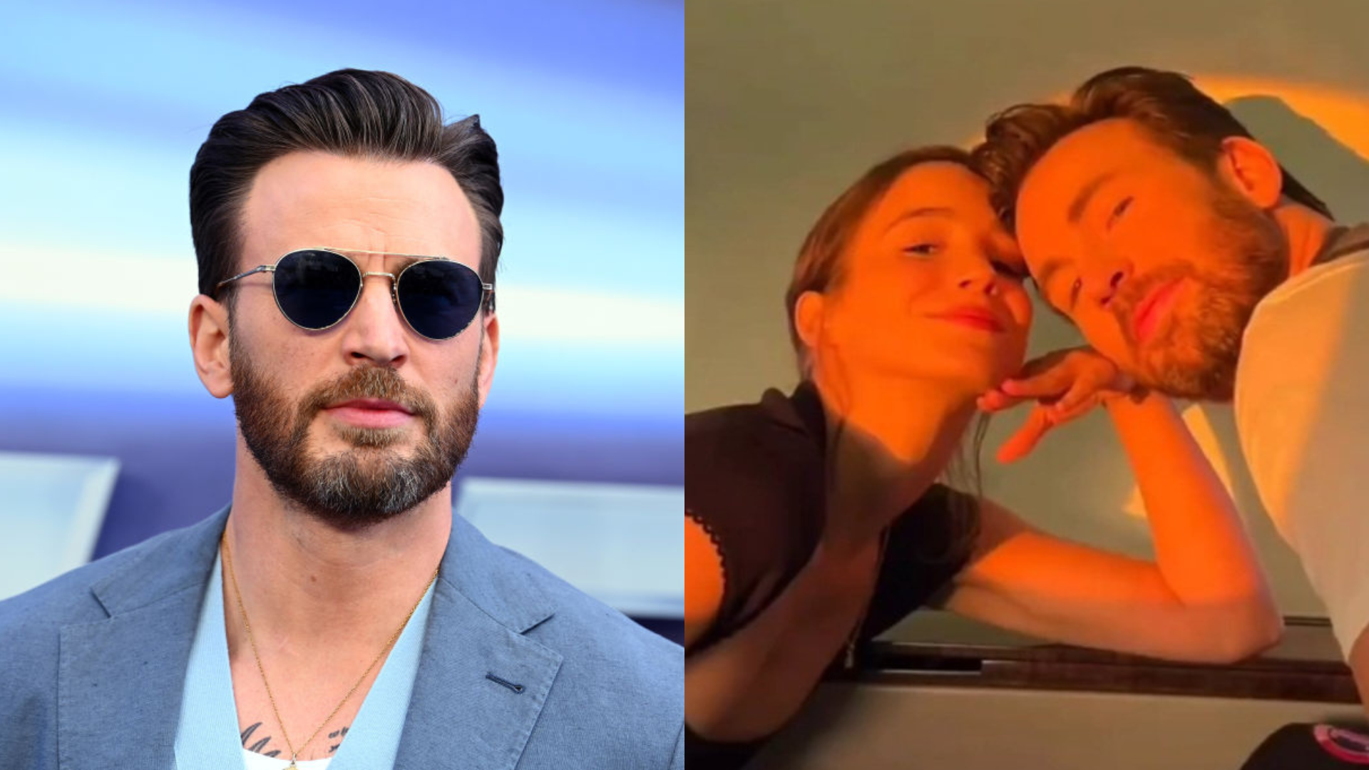 Chris Evans Shares Intimate Photos With New Girlfriend Alba Baptista For Valentine's Day | Evie ...