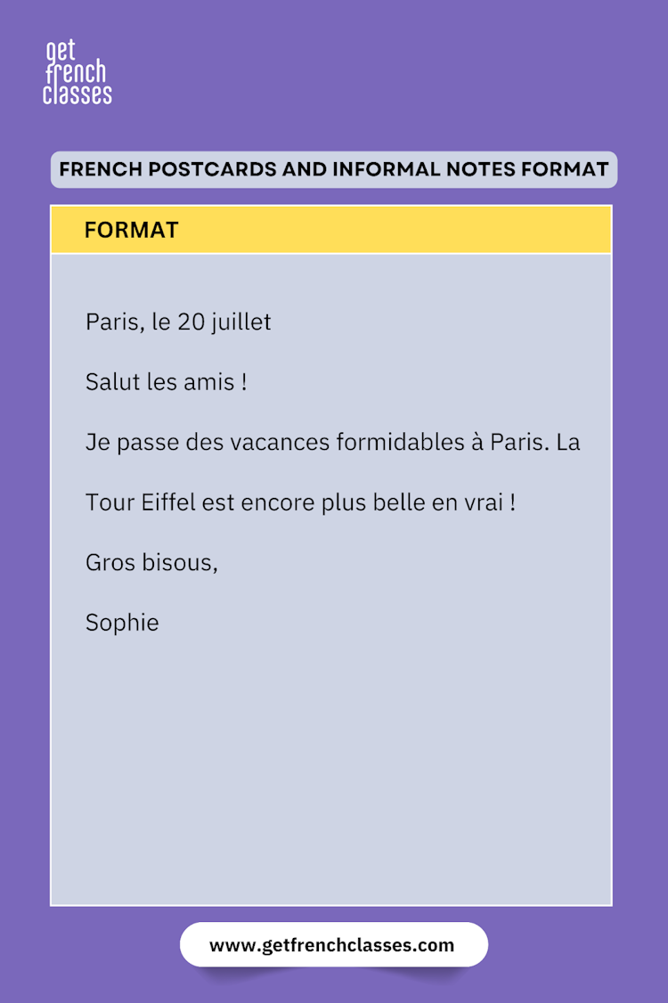 How To Write Letters In French [Formal & Informal Ways] - GetFrenchClasses