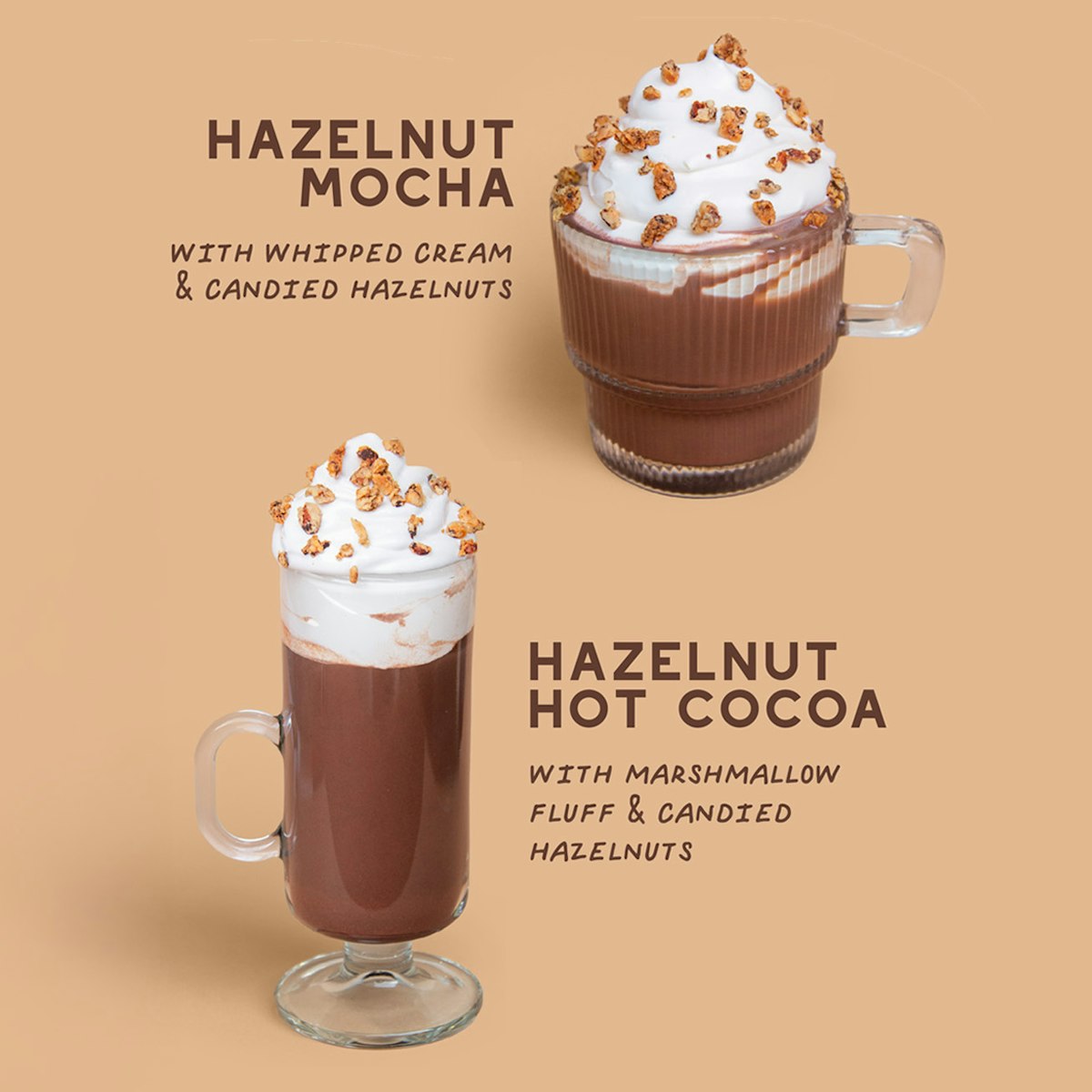 Hazelnut Hot Cocoa & Mochas | Molly Moon's Blog