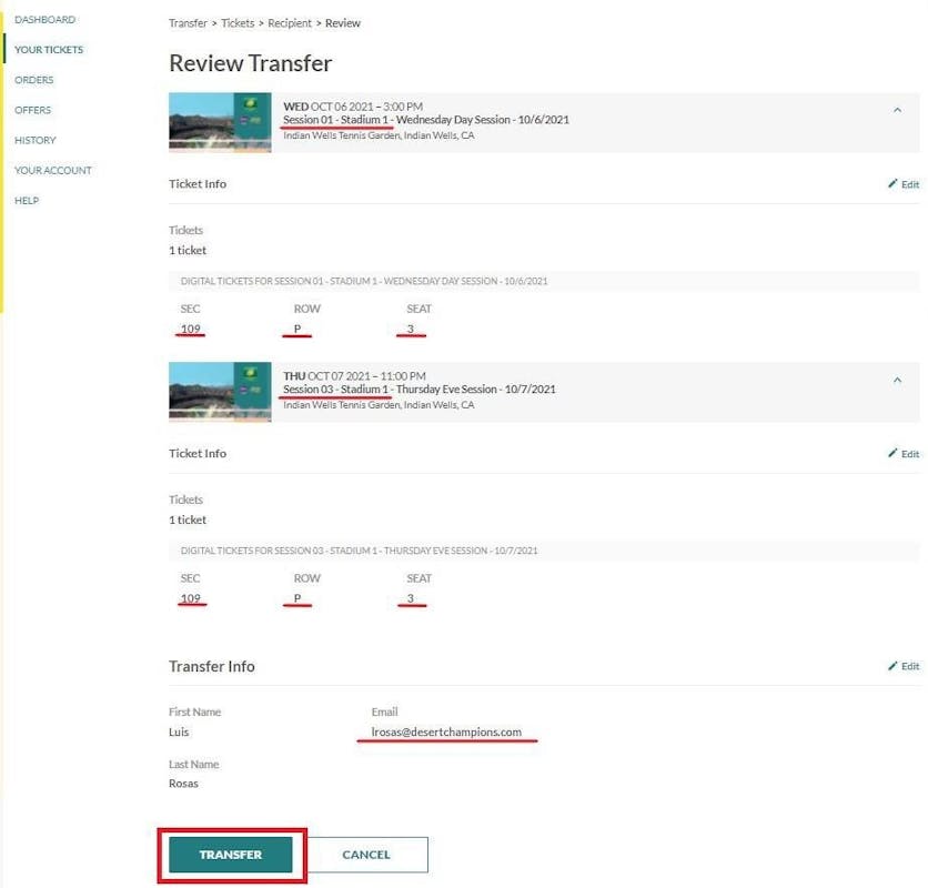 Digital Ticketing Guide | BNP Paribas Open