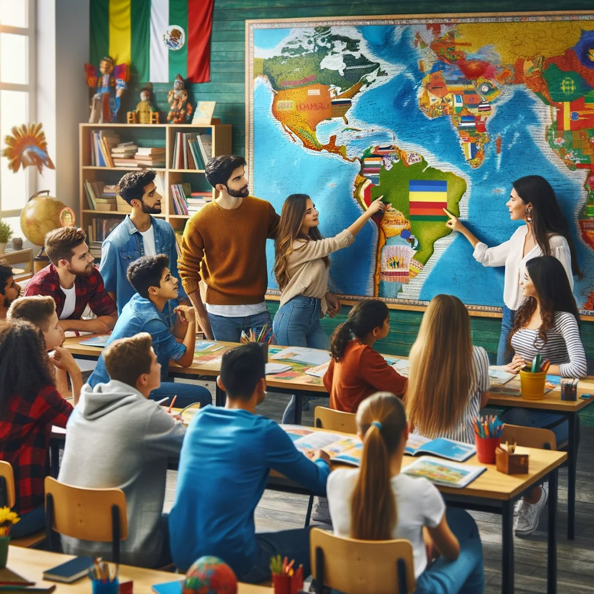 Mapa Gratis de Países Hispanohablantes | Formato PDF