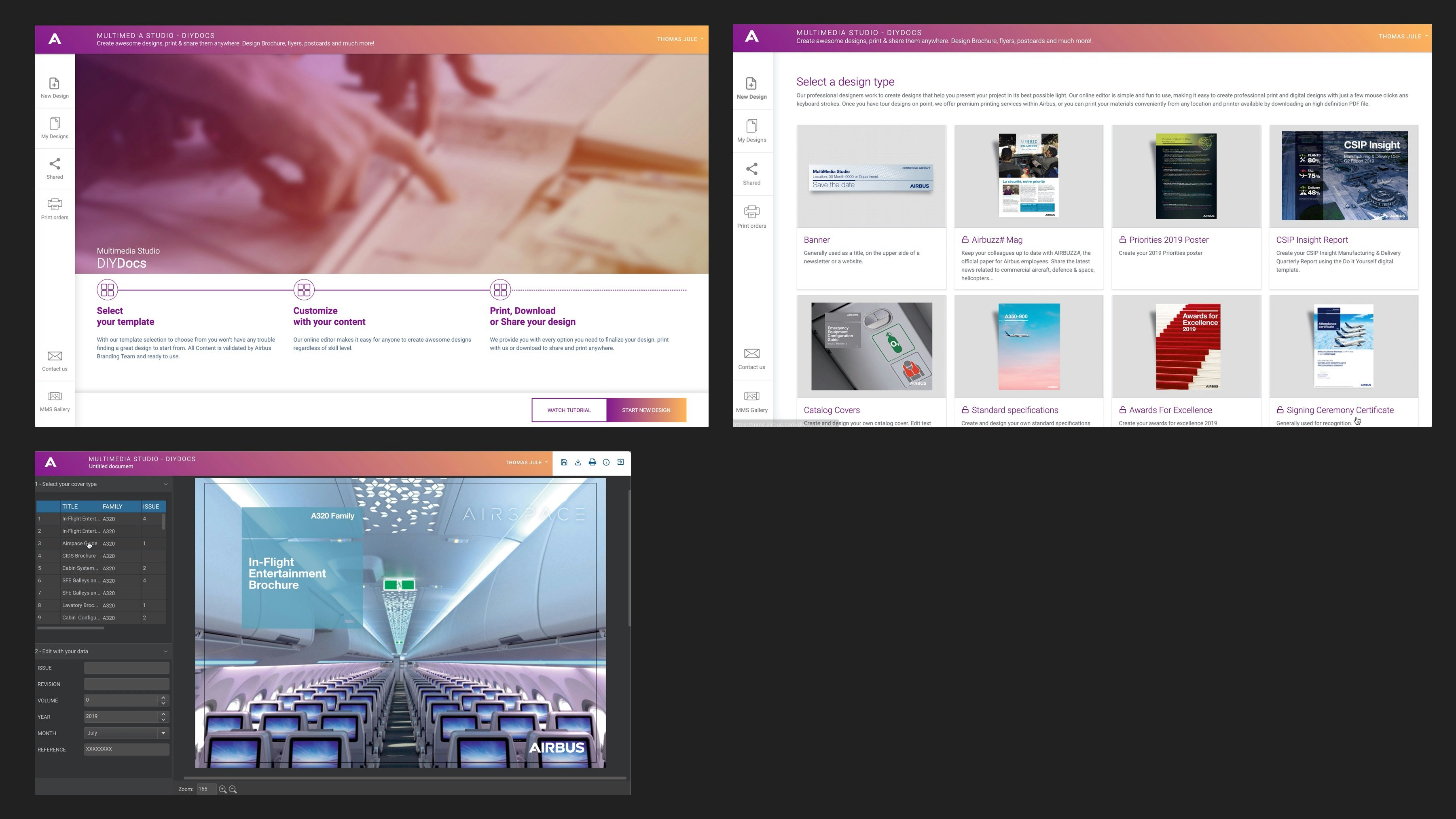 MultiMedia Studio safeguards the Airbus brand always with CHILI GraFx ...