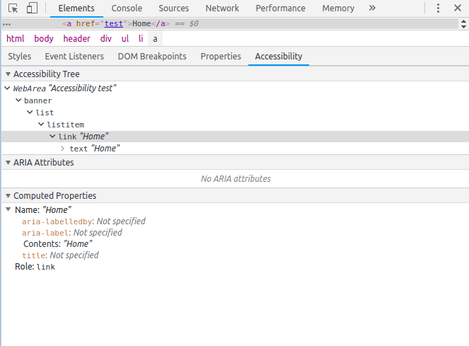 Accessibility: Introduction to the chrome accessibility tab
