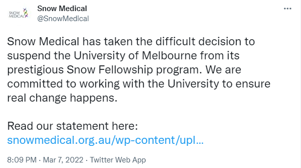 Snow Medical | Article | ABC