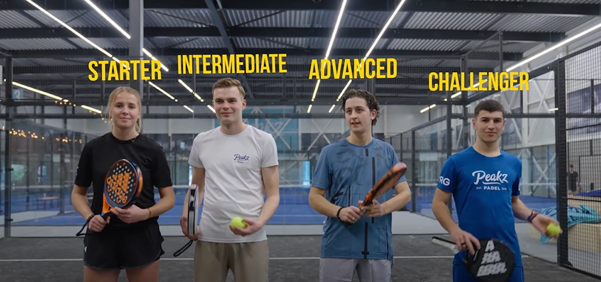 Was ist mein Padelniveau? Peakz Padel erklärt