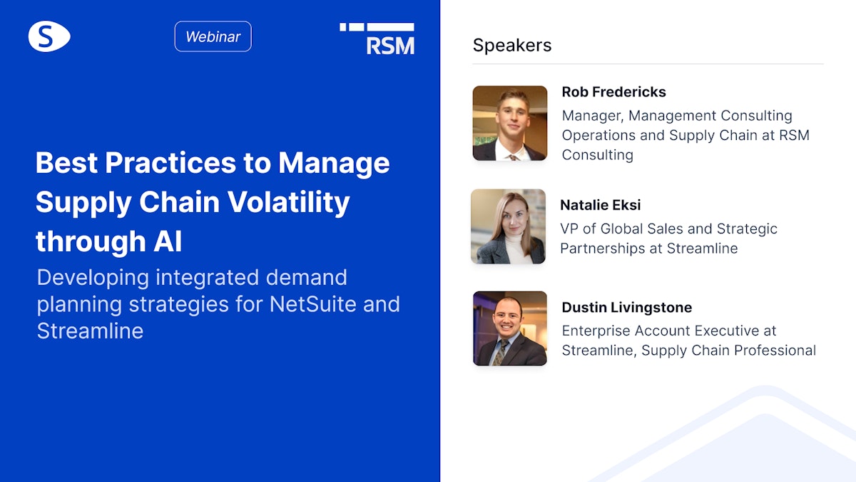 Best Practices to Manage Supply Chain Volatility through AI