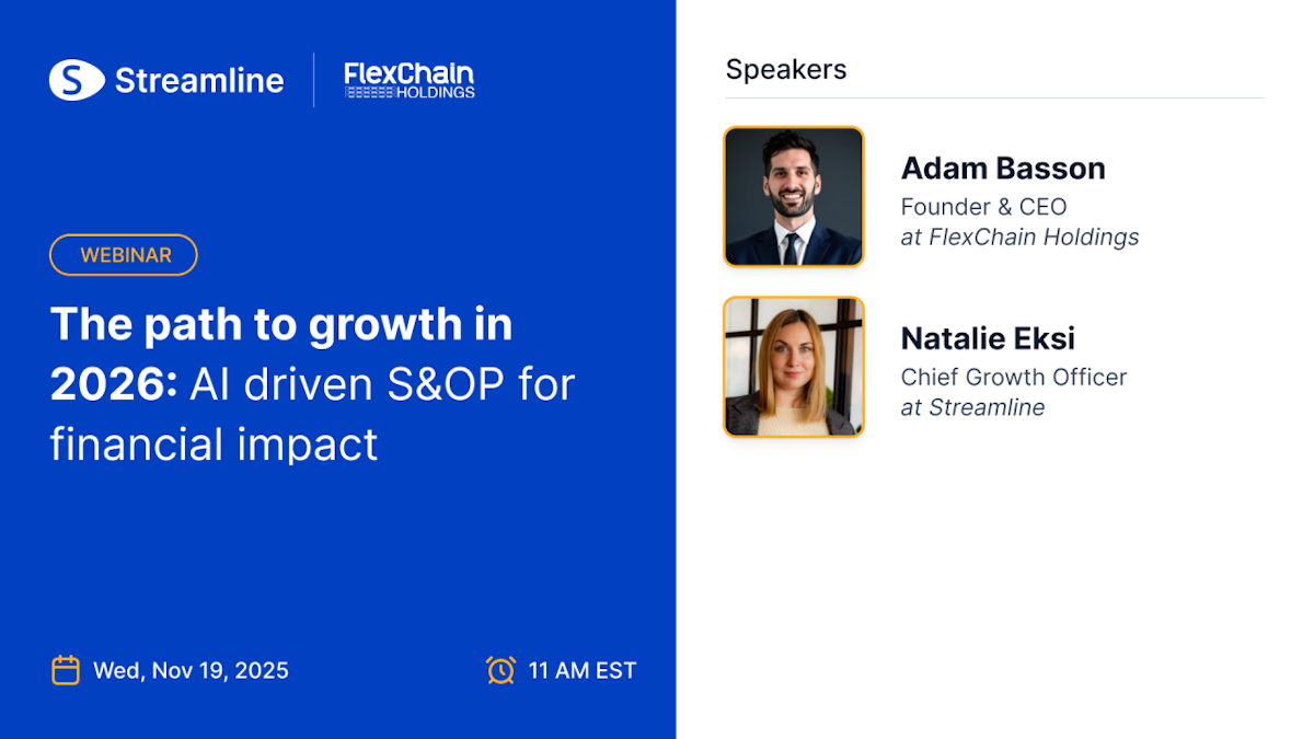 AI-Driven S&OP for Financial Impact: Key Takeaways From Our Latest Webinar