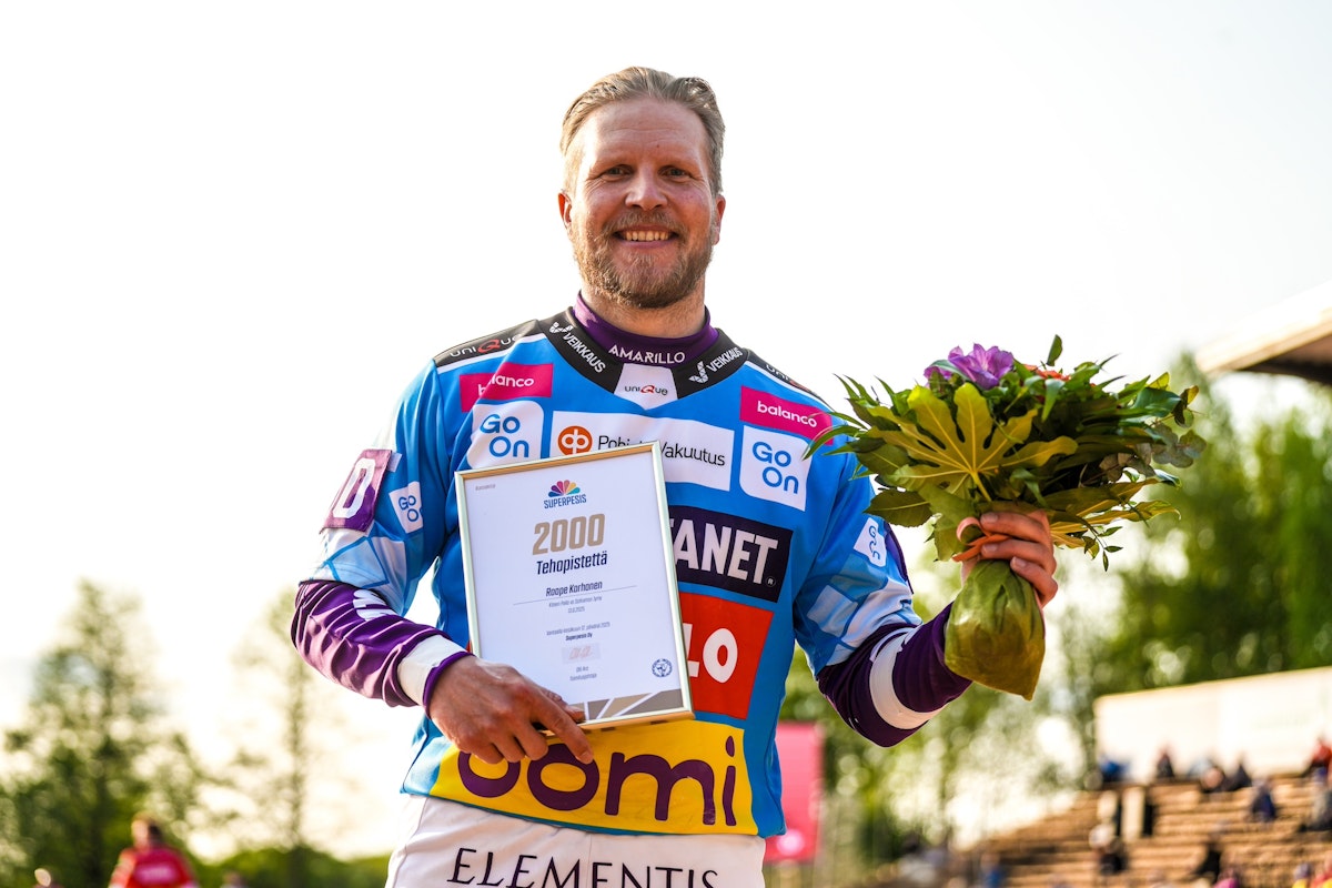 Roope Korhonen takoi jälleen historiaa – 2000 tehopistettä!