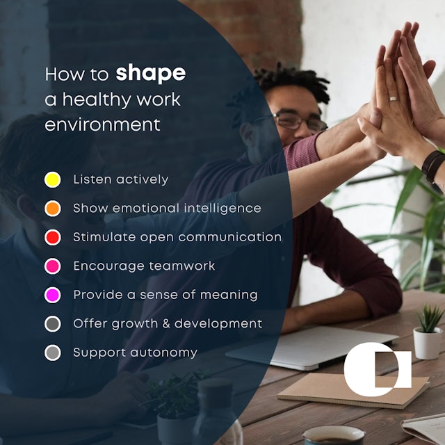7 tips for creating a healthy work environment