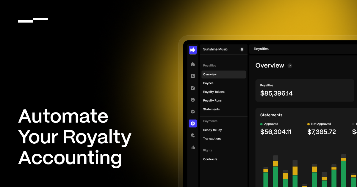 Contabilidade de royalties | Revelator