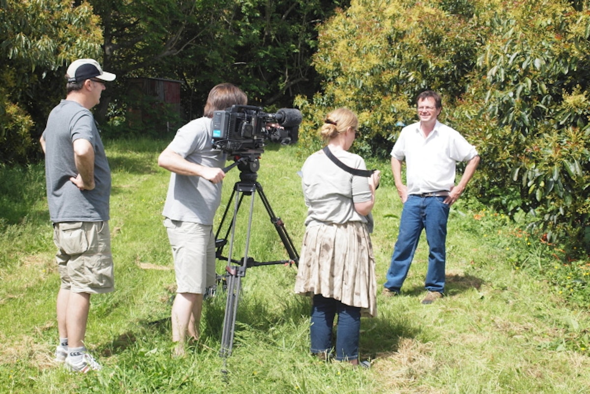 Filming in an outdoor laboratory — Science Learning Hub