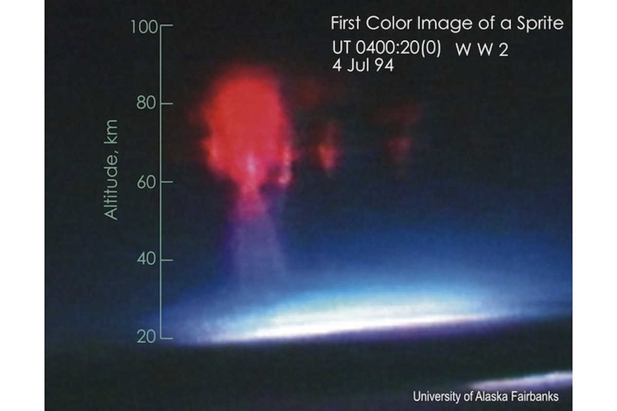 Red sprite — Science Learning Hub