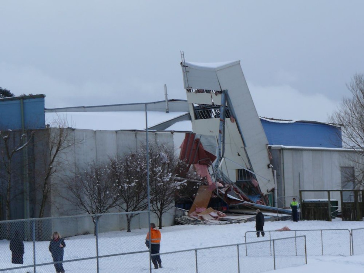 Collapsed Southland Stadium — Science Learning Hub