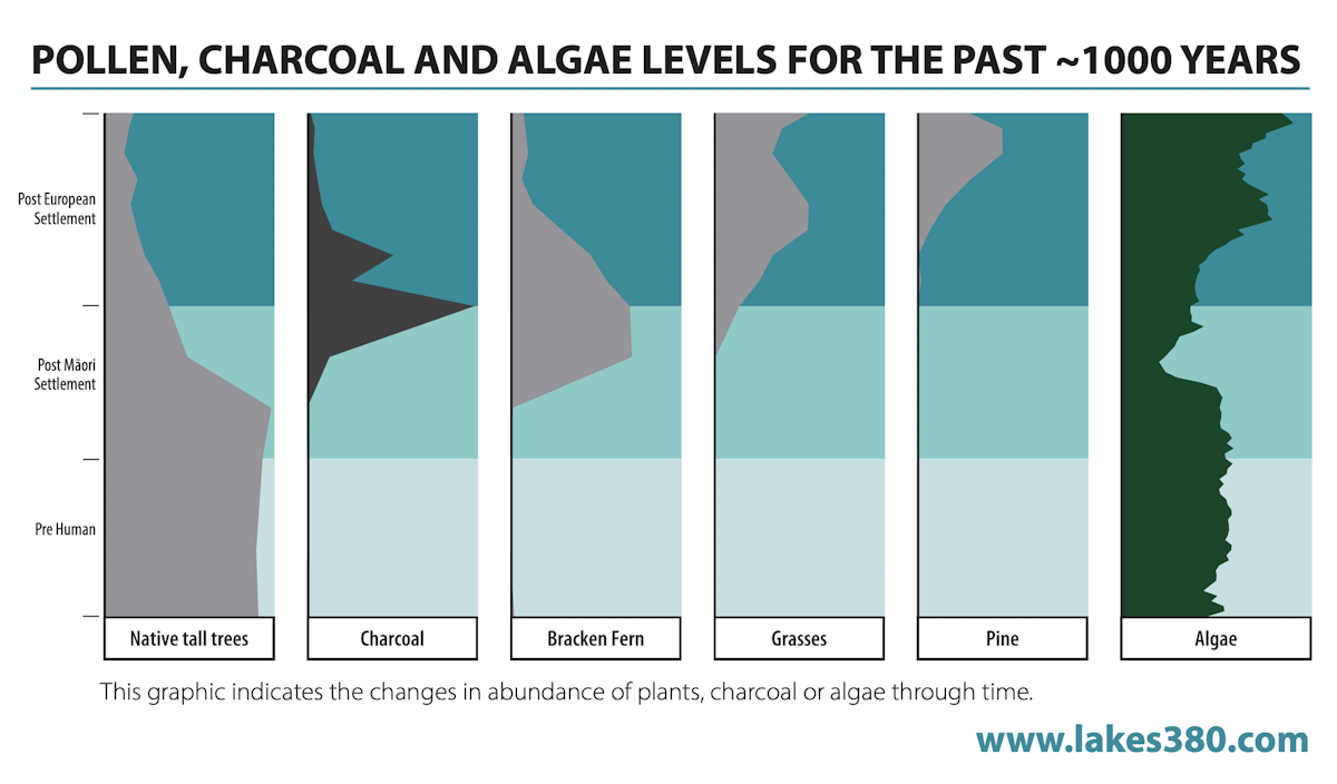 Interpreting lake sediment data — Science Learning Hub