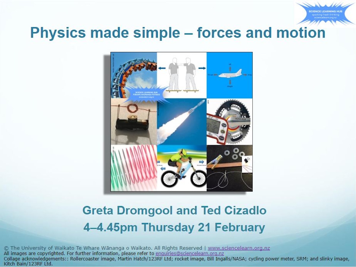 Physics made simple – force and motion – slideshow