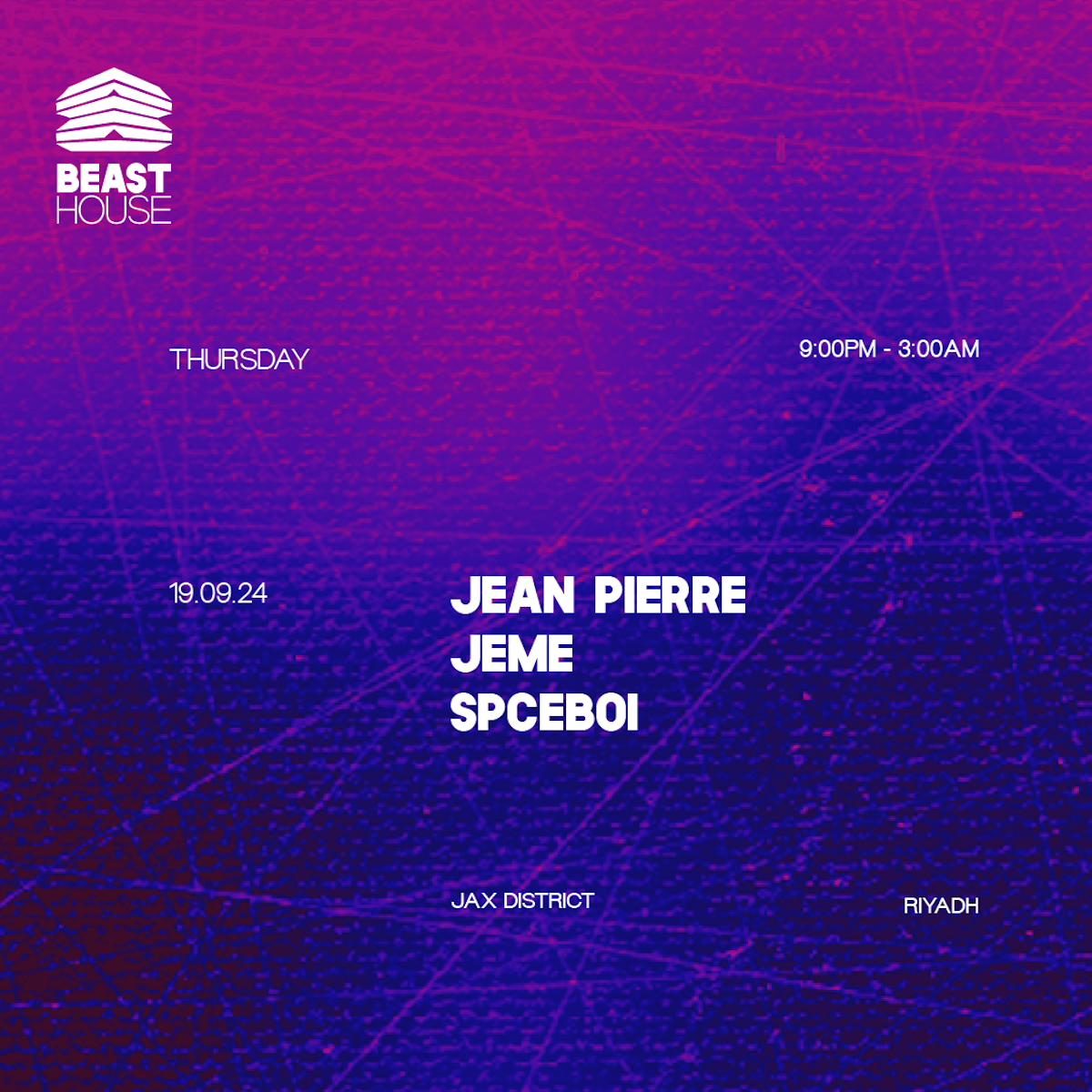 Beast House (Sep 19) - Lineup, Venues & Tickets | NOFOMO