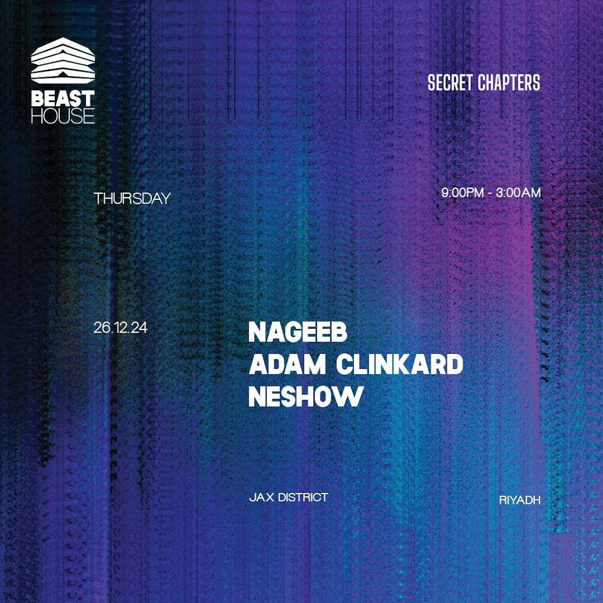 Beast House December26: Top Live Music in Riyadh | NOFOMO