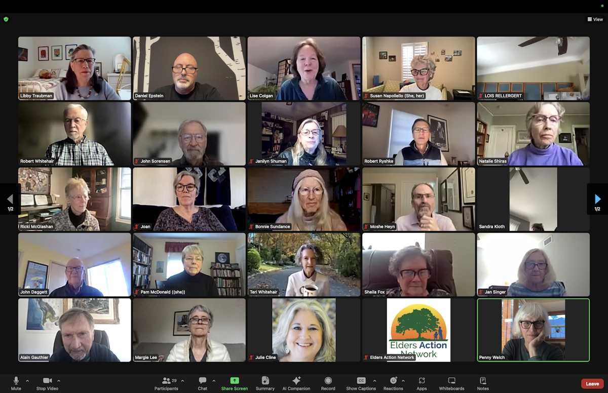 Elders Action Network Sacred Listening Workshop