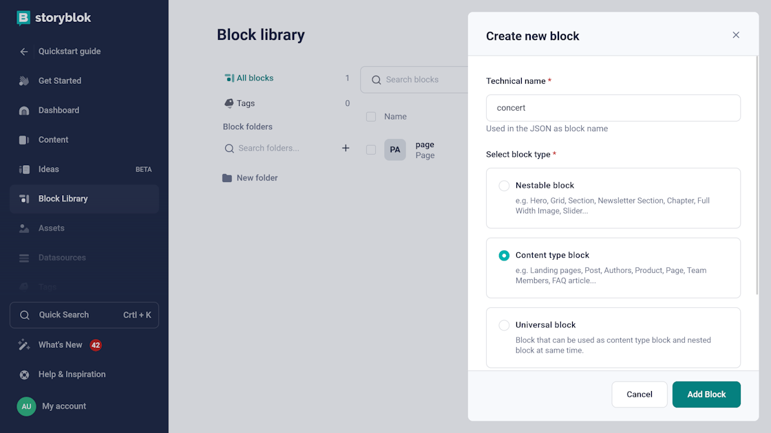 Storyblok & Next.js quickstart guide