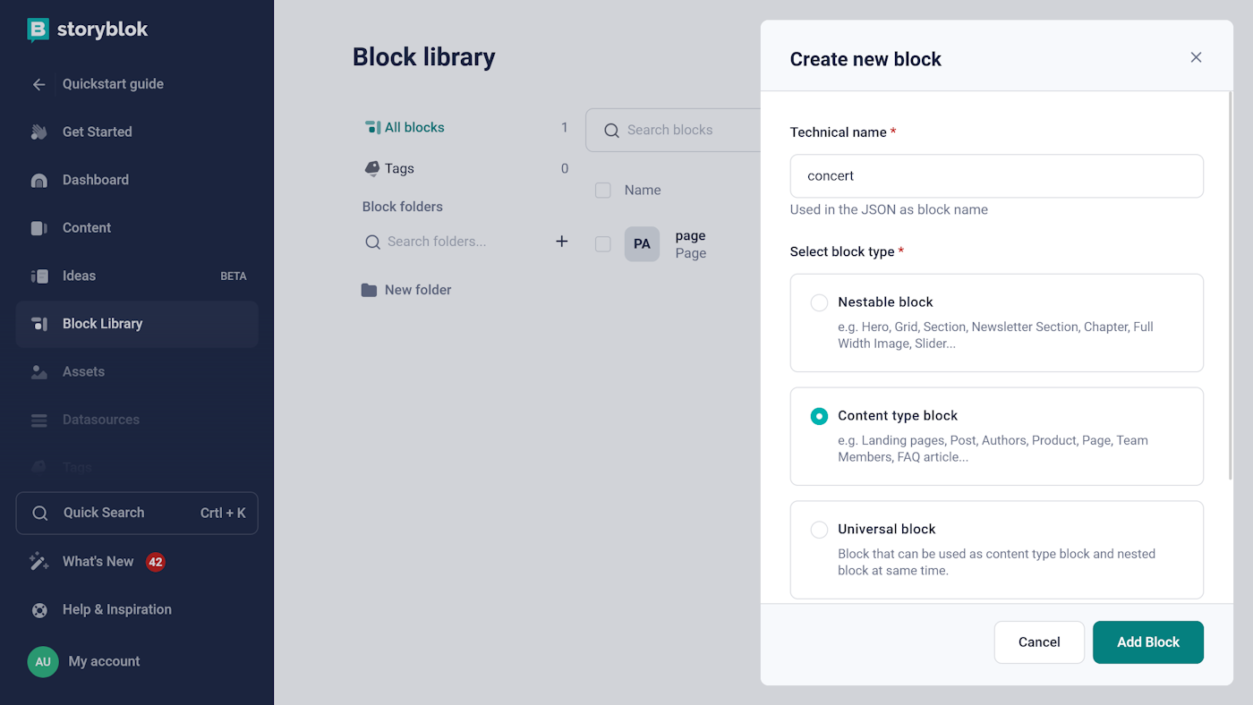 Storyblok & Next.js quickstart guide