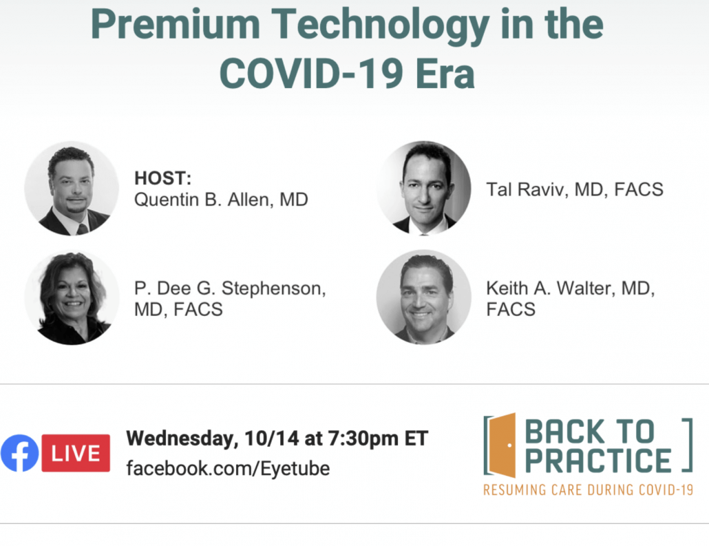 Dr. Raviv Joins Panel to Discuss Premium Technology in the COVID-19 Era ...
