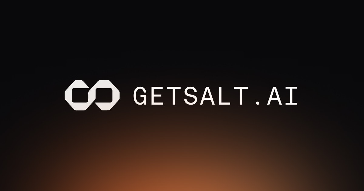 Take control of your AI with Salt