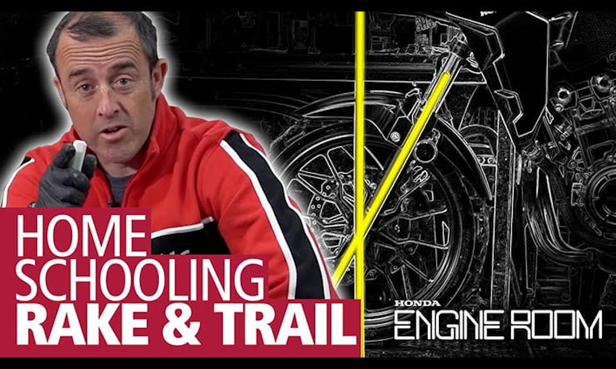 What do rake and trail on a motorcycle mean? | Home School Lesson 3