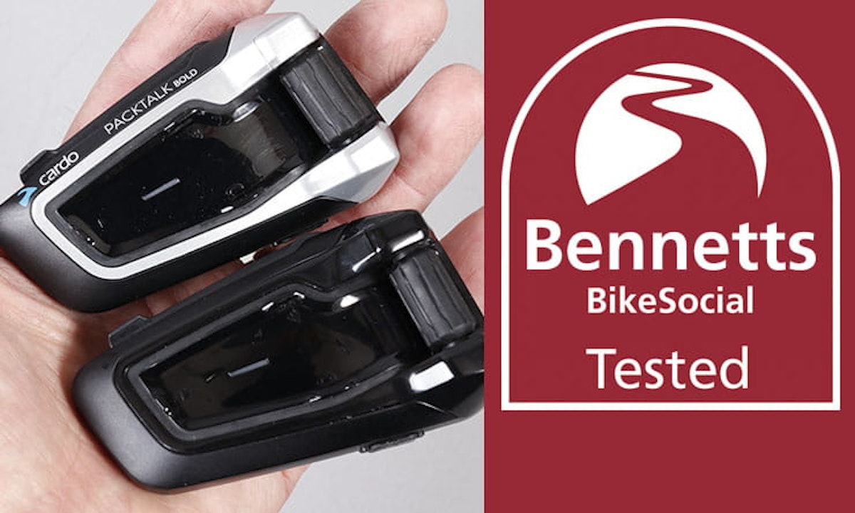 Tested: Cardo Packtalk Bold / Black motorcycle intercom review