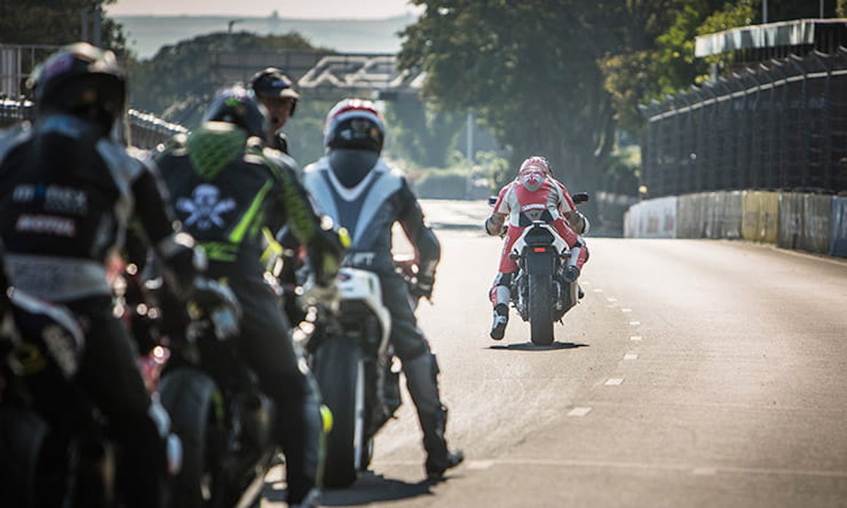 TT start line emotions: Is it right at Quarterbridge, or left?