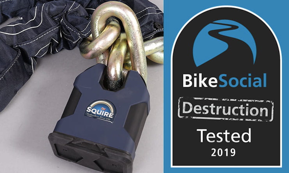 Tested: Squire Behemoth motorcycle chain and lock review