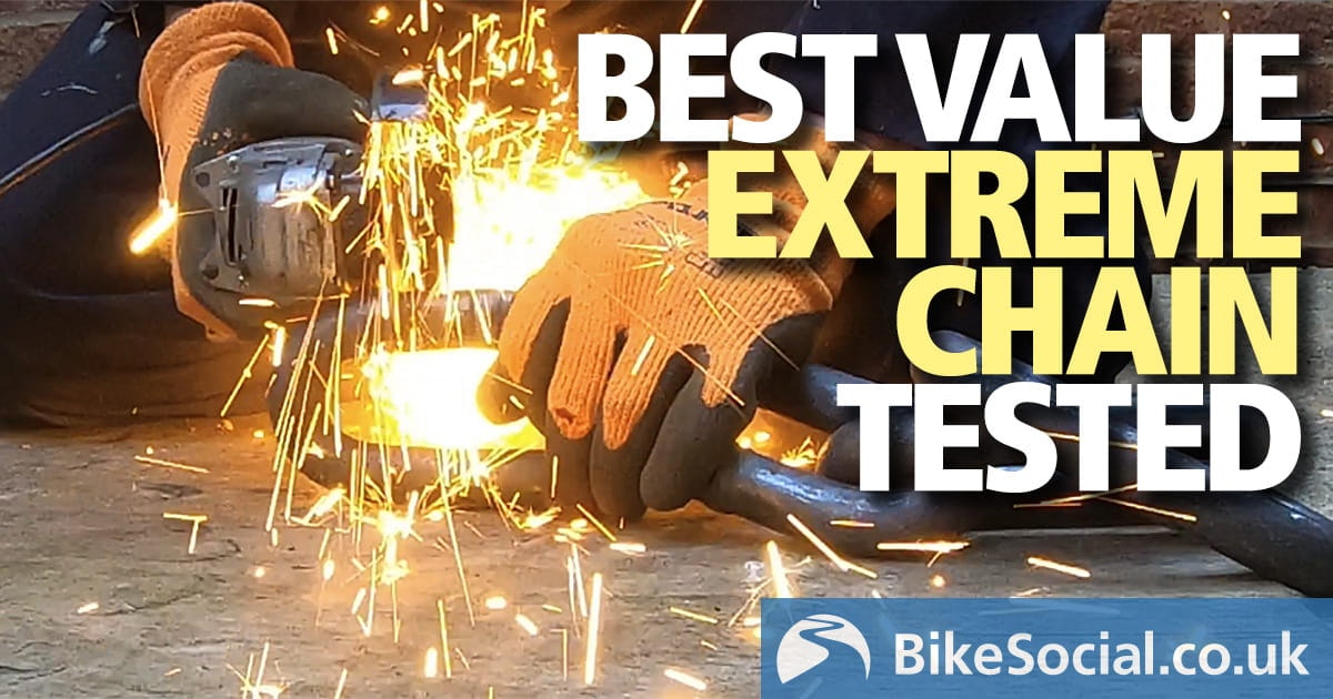 Pragmasis 25mm Titan chain / Squire SS80CS review | Motorcycle security