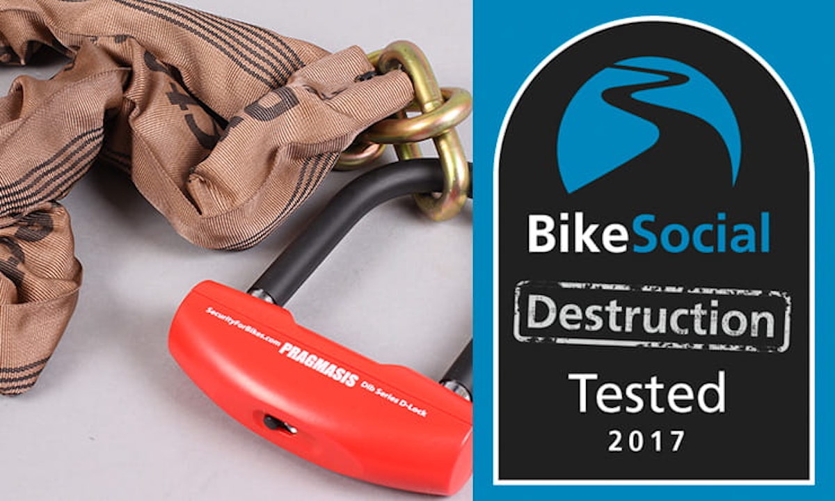 Tested: Pragmasis Protector 13mm chain with DIB-130 U-lock review