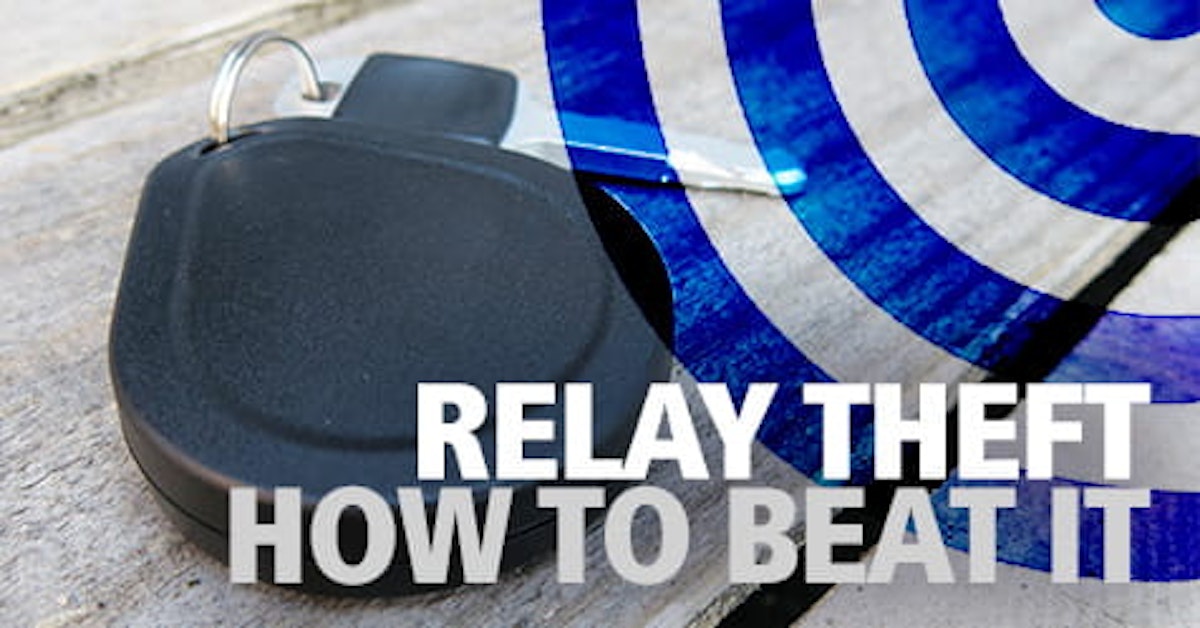 High tech auto crime: Relay theft and signal jammers