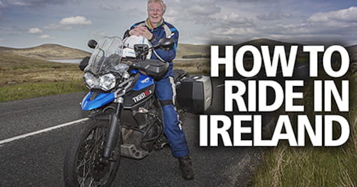 How to tour on a motorcycle in Ireland
