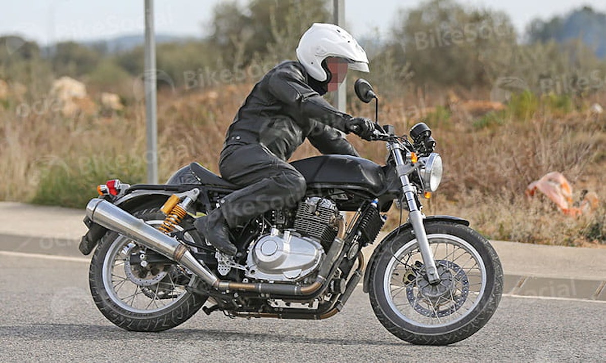 Royal Enfield 750cc twin in secret testing!