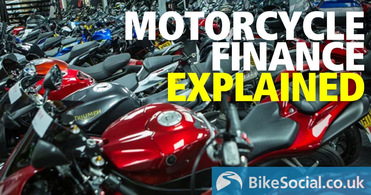 How does finance work on a motorcycle?