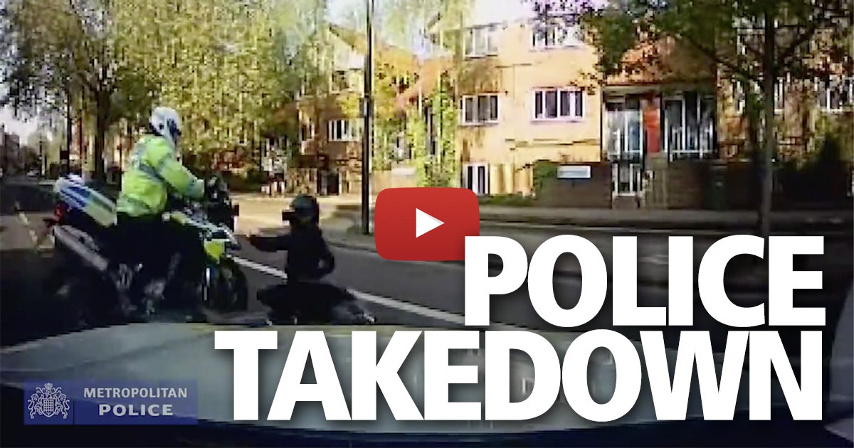 Dangerous scooter rider taken down by Metropolitan police