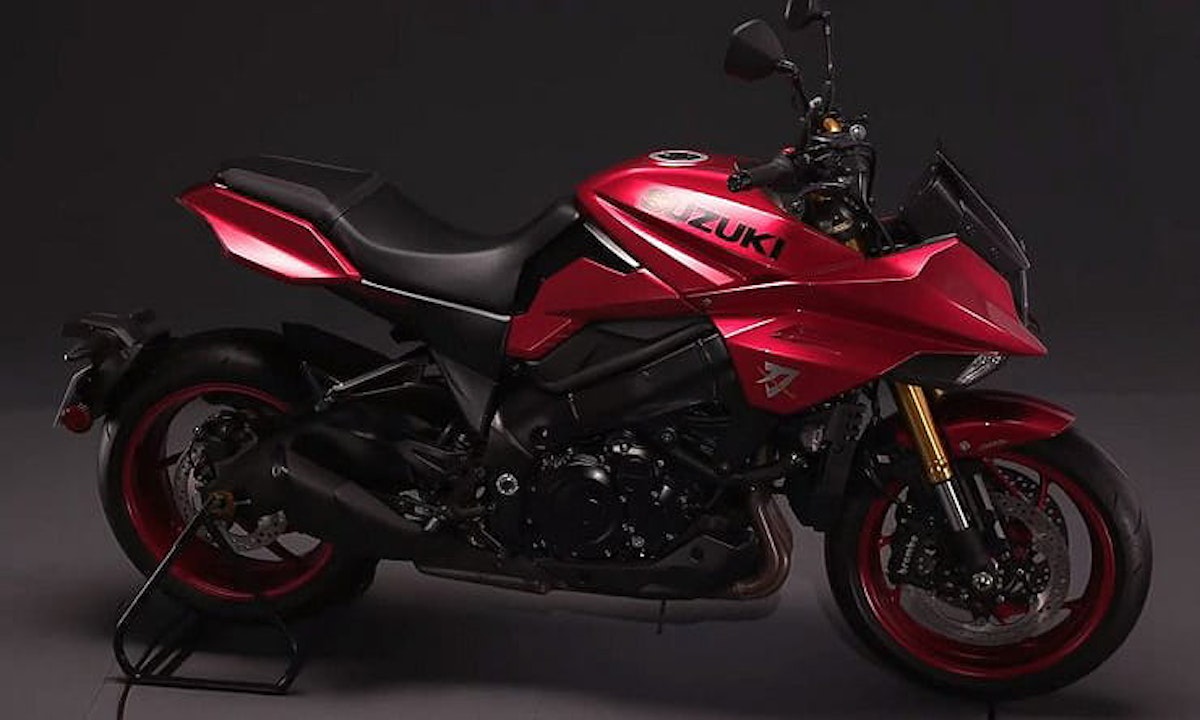 New look for Suzuki Katana 2020 | Red & Black