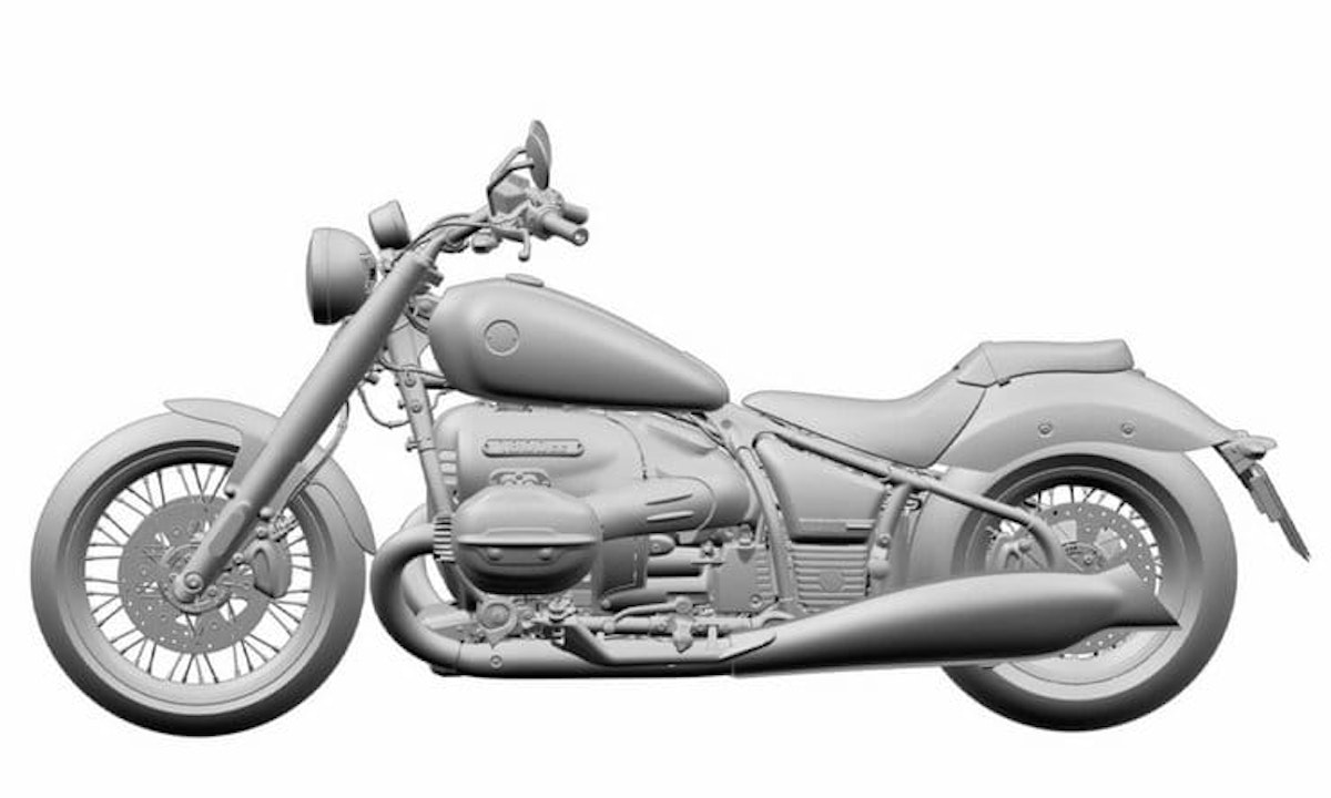 BMW R18 fully revealed in patent drawings