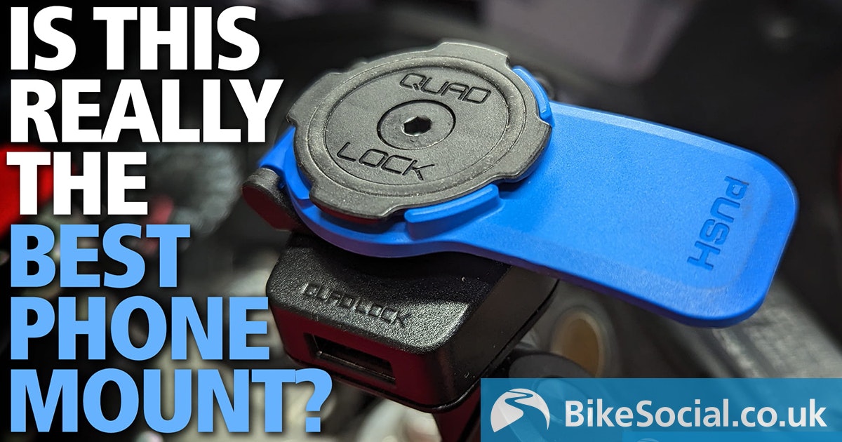 Quad Lock review | Motorcycle phone mount tested