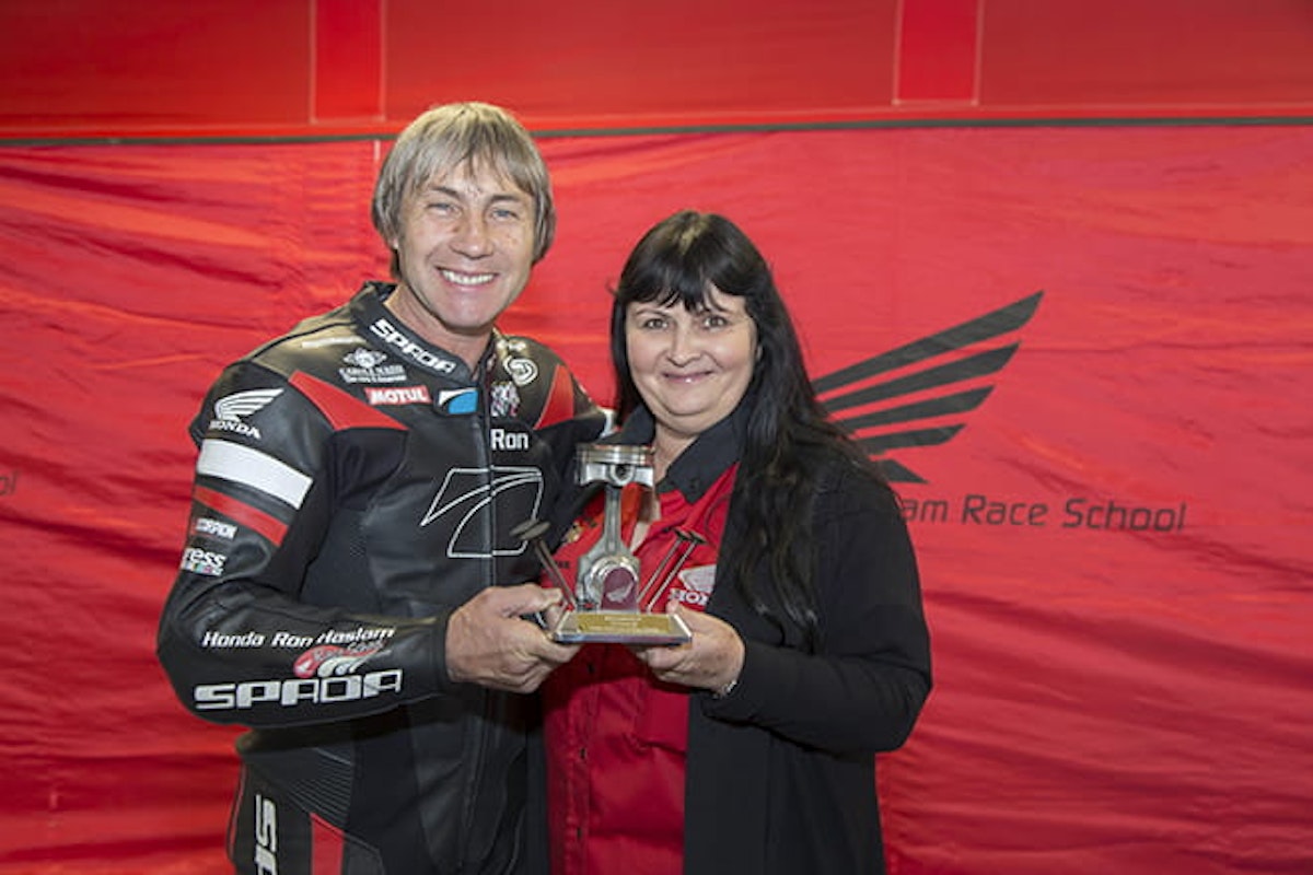 20 years of teaching riders to go faster at the Ron Haslam Race School