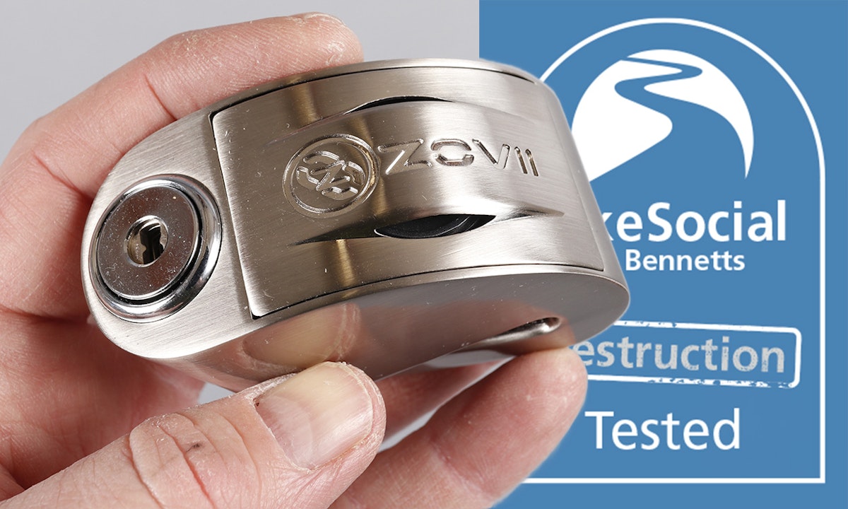 Zovii ZT6 review | Budget alarmed disc lock