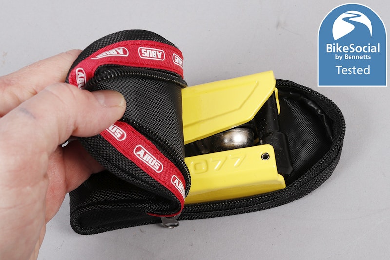 Abus 8077 2.0 Granit Detecto XPlus review | Alarmed disc lock
