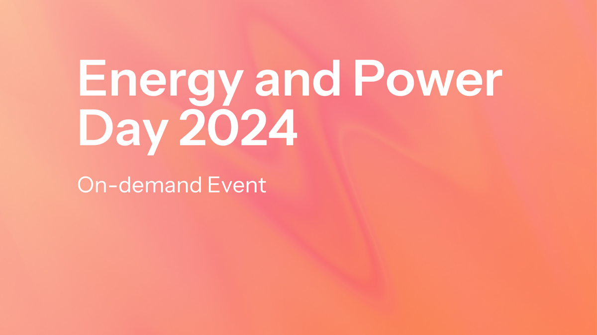 On-demand Event - Energy and Power Day 2024 – StormGeo