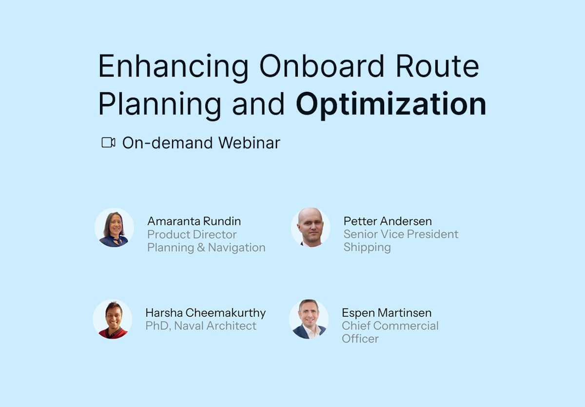 [Webinar] Enhancing Onboard Route Planning and Optimization