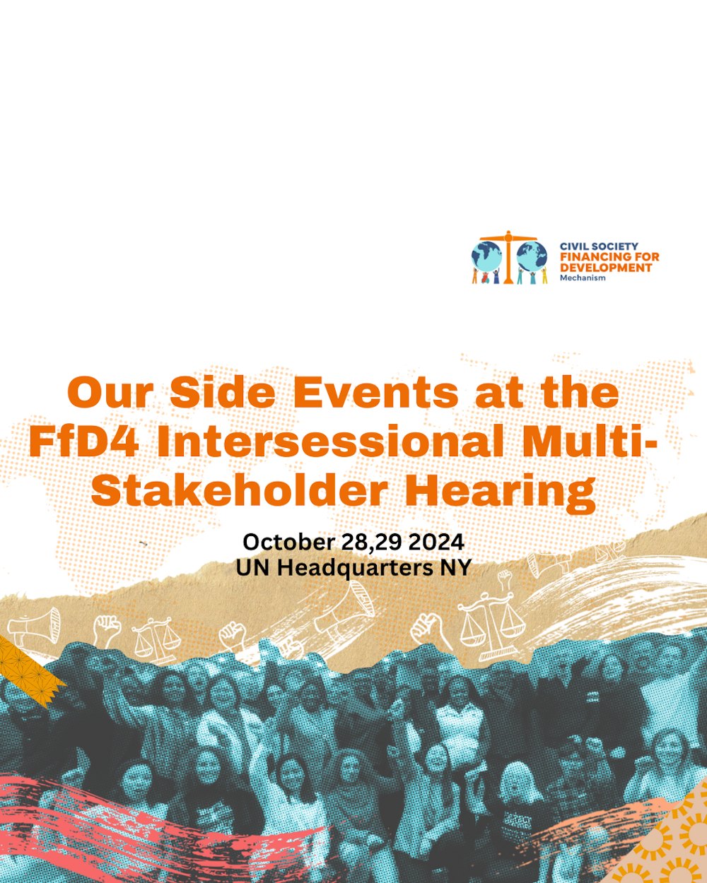 Our Side Events at the FfD4 Intersessional Multi-Stakeholder Hearing