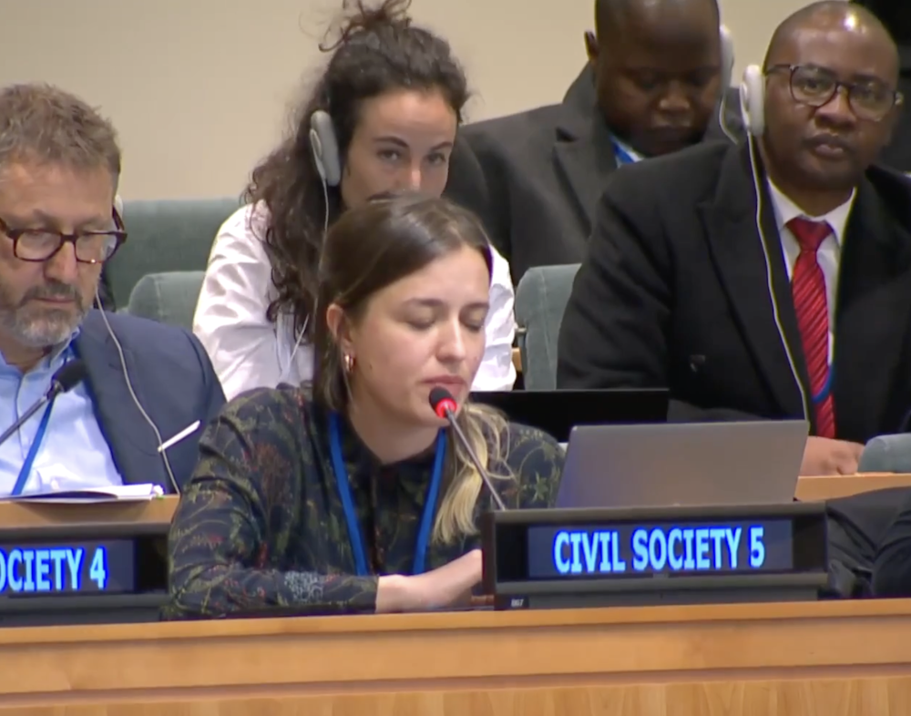 Intervention: Karin Adams, Transparency International, PrepComm 3